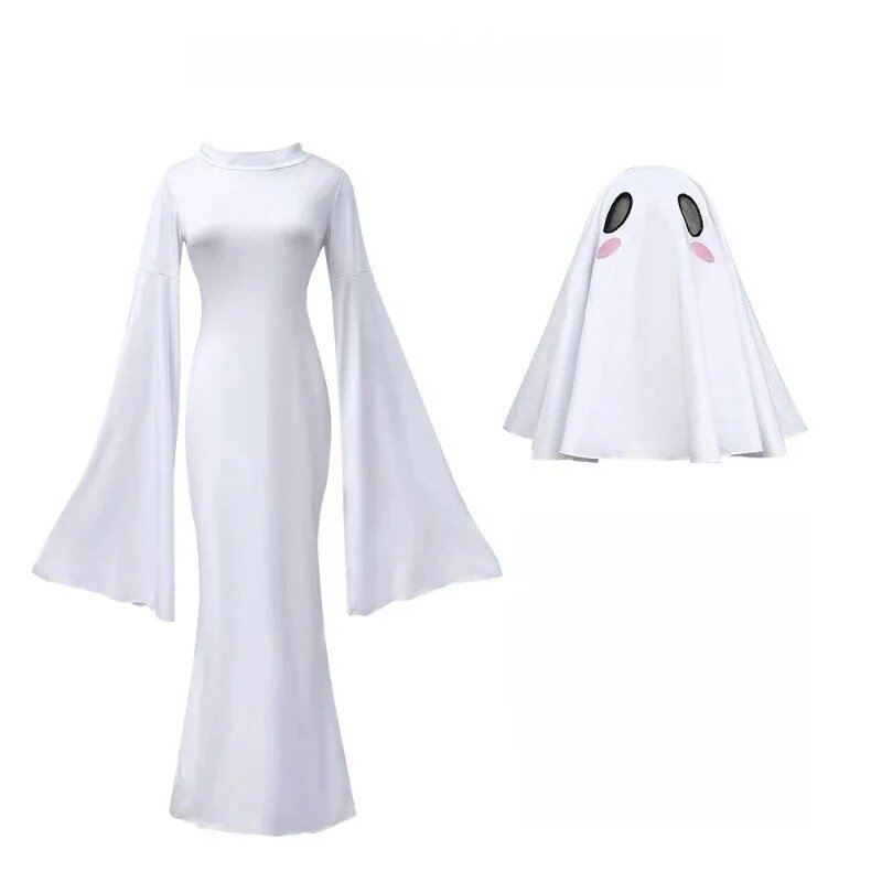 Женский аниме костюм призрака невесты NJTD XL, White Long