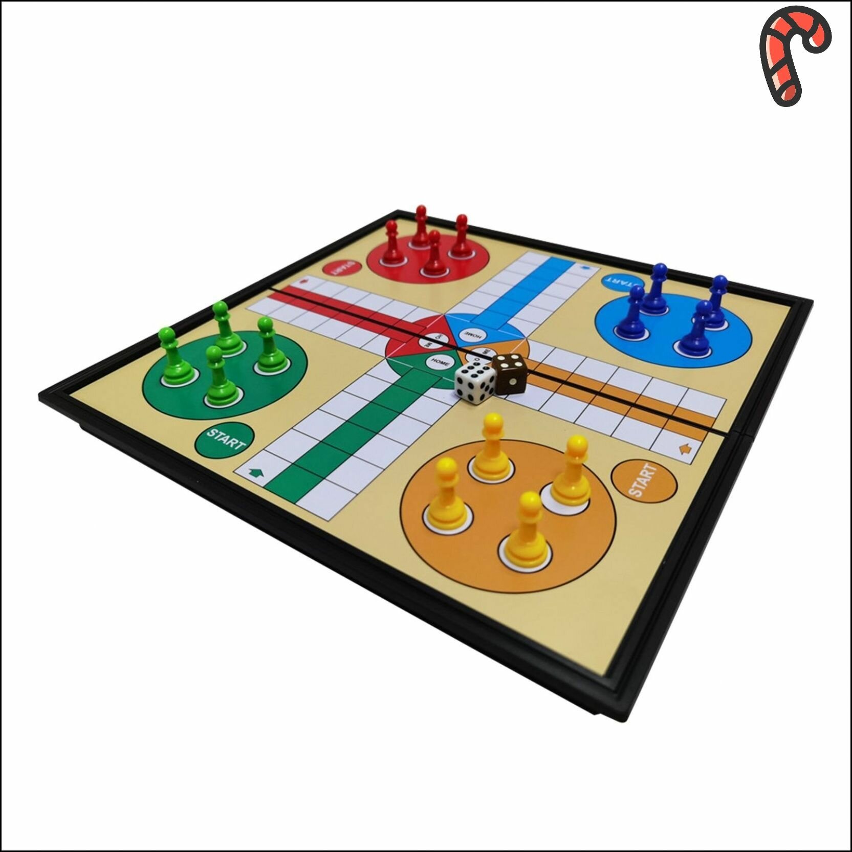 Эксклюзивная новинка 2025: складная магнитная игра Ludo для путешествий