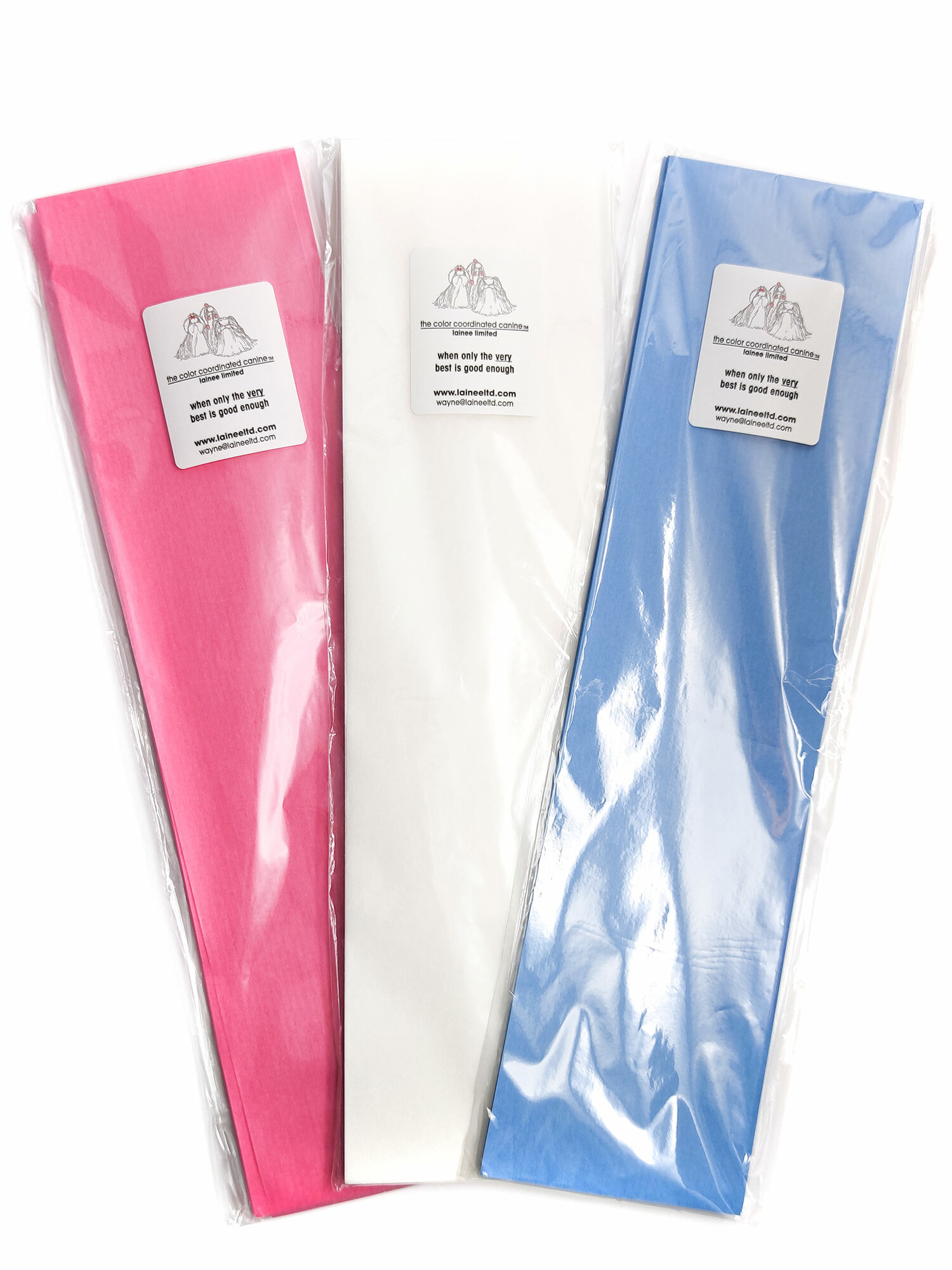 Профессиональная бумага для папильоток Lainee 10 x 38 см, 100 шт, цвет в ассортименте