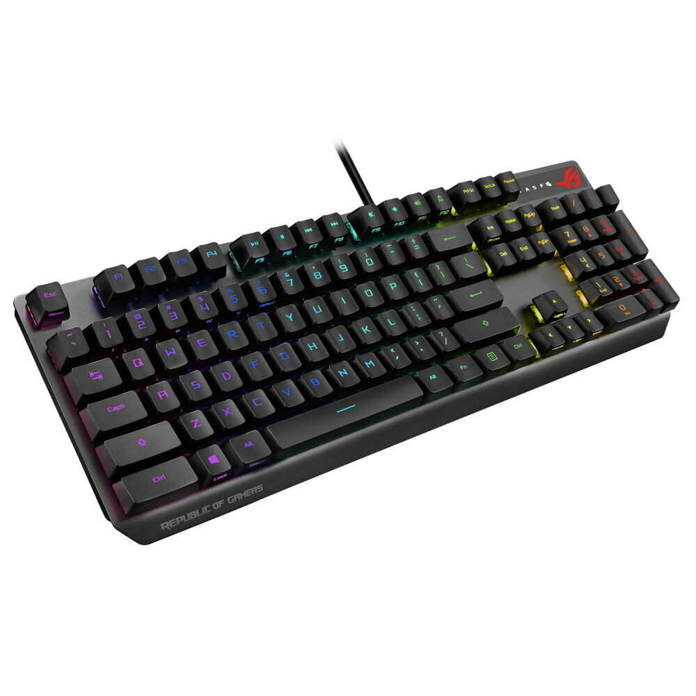 Клавиатура ASUS XA05 ROG STRIX SCOPE RX ROG RX Red PBT 100% USB (90MP0240-BKRA00) уц-3-2