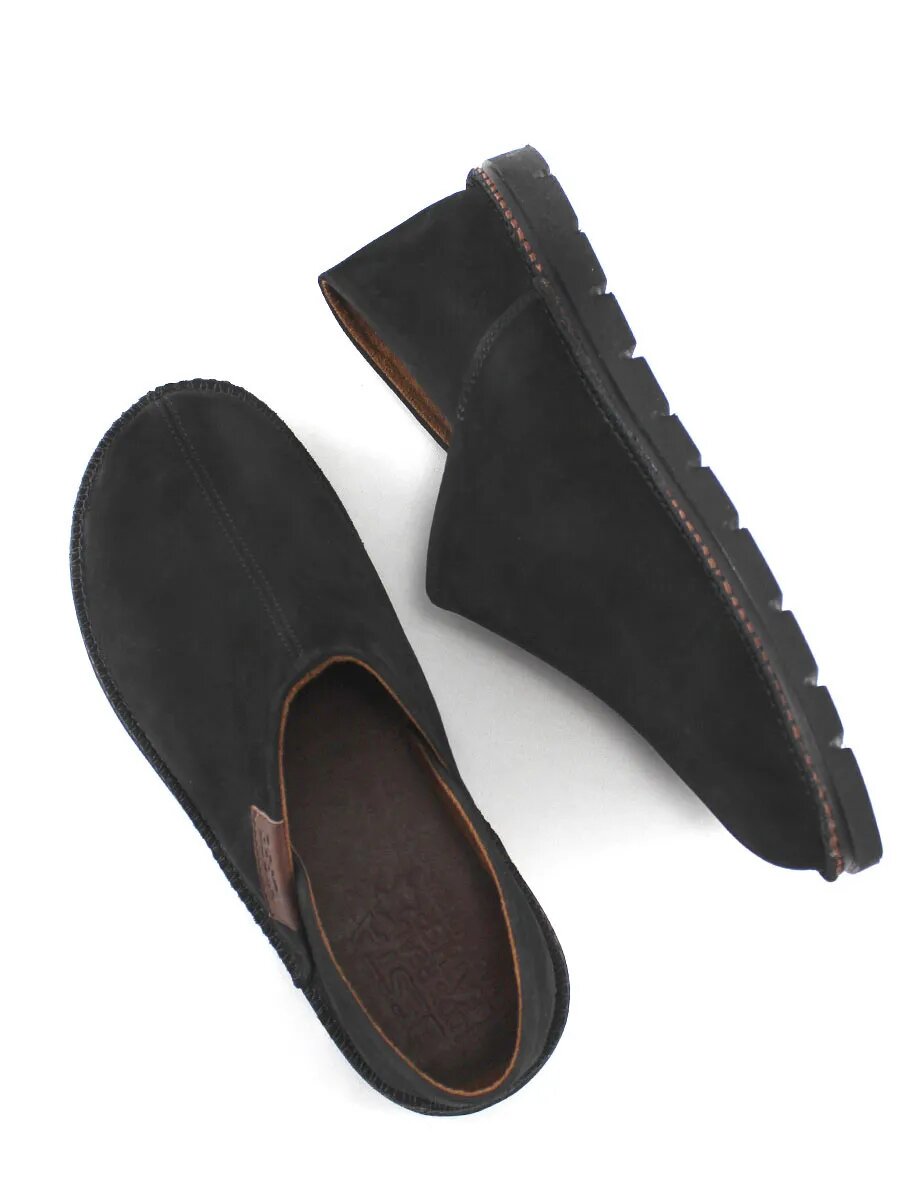 Туфли Босоногие сабо кожаные 