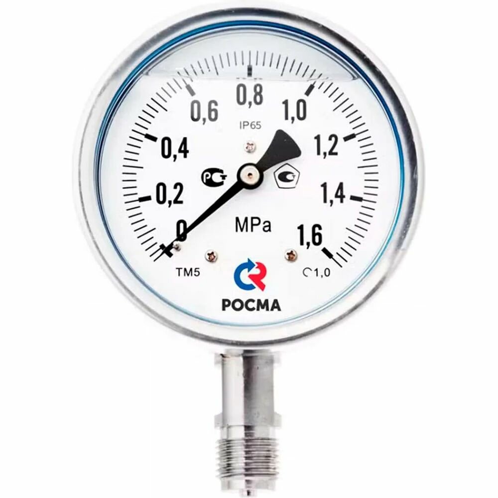 Коррозионностойкий манометр росма ТМ-521Р.00 D240-00678