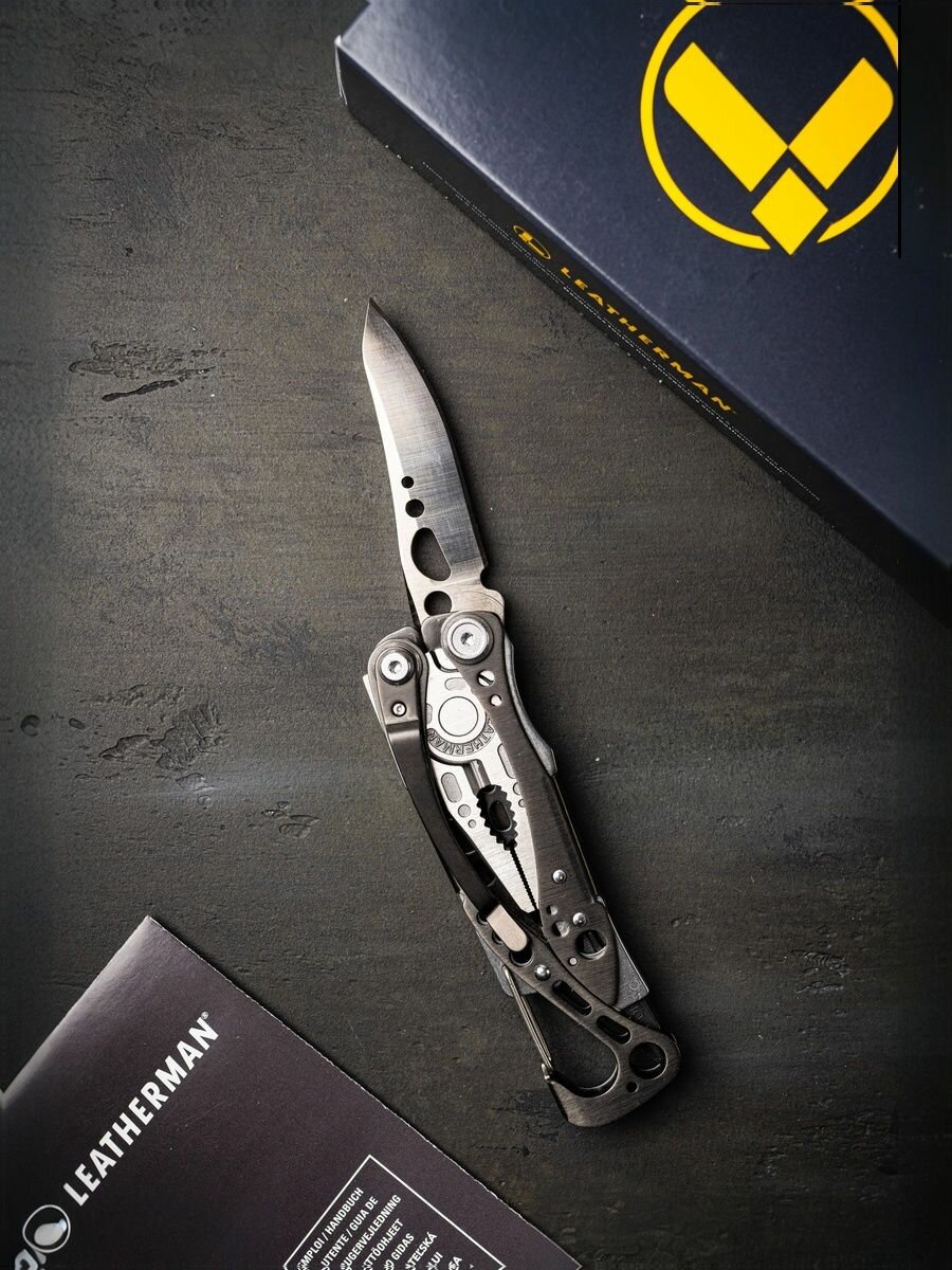 Мультитул Leatherman Skeletool CX 830923, 7 инструментов, черный — фото 1