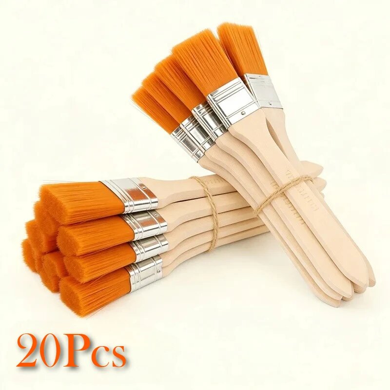 Набор кистей для рисования из нейлона 20 штук