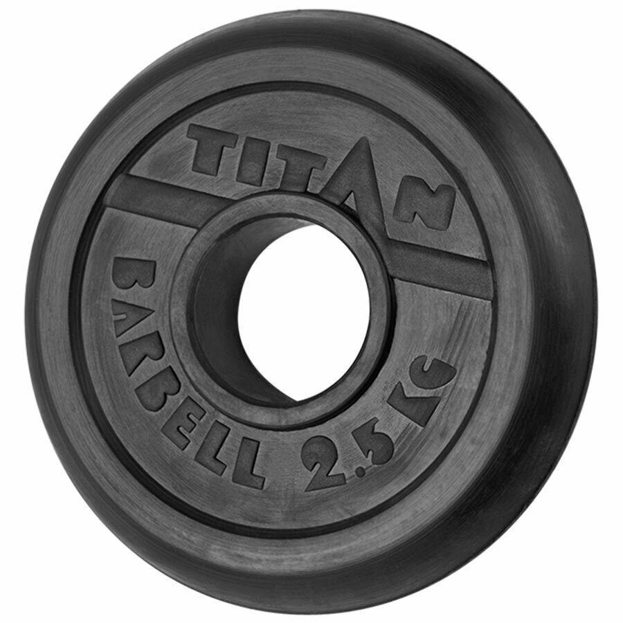 Блин обрезиненный TITAN Barbell 2,5 кг (d51)