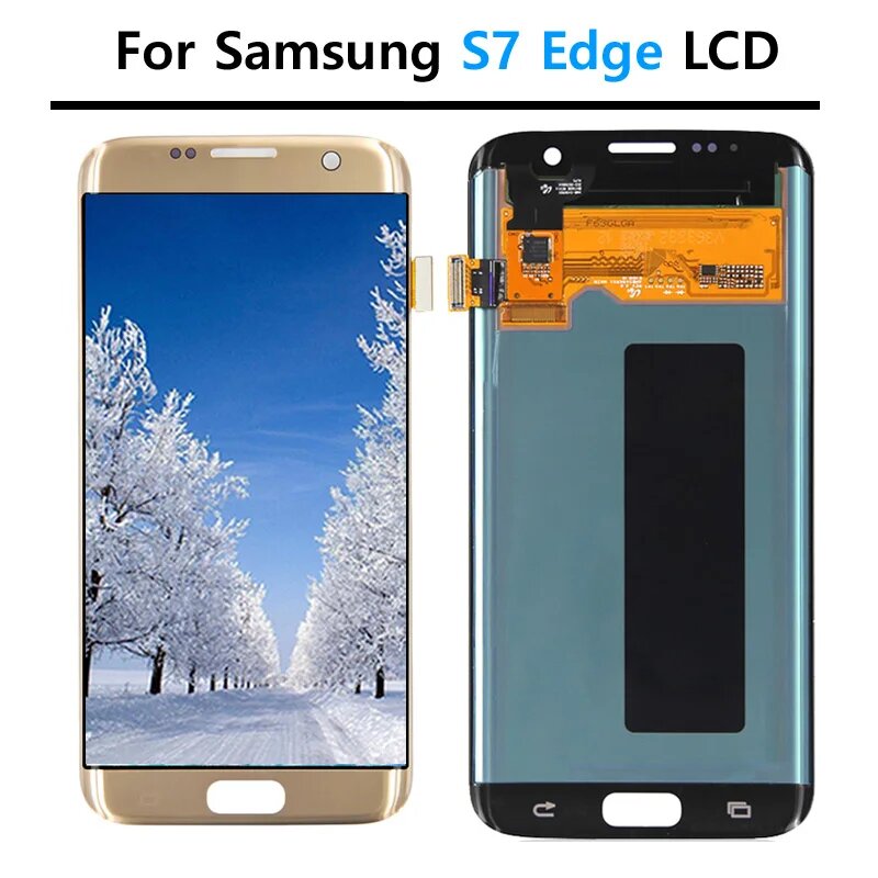 ЖК-дисплей в сборе для Samsung S7 Edge G935/G935F Gold