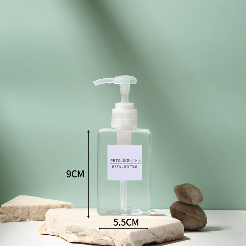 Флаконы для путешествий для дезинфицирующего средства для рук, геля для душа, шампуня, портативные креативные маленькие пустые бутылочки, бутылки с дозатором большой емкости, диспенсеры для лосьонов.