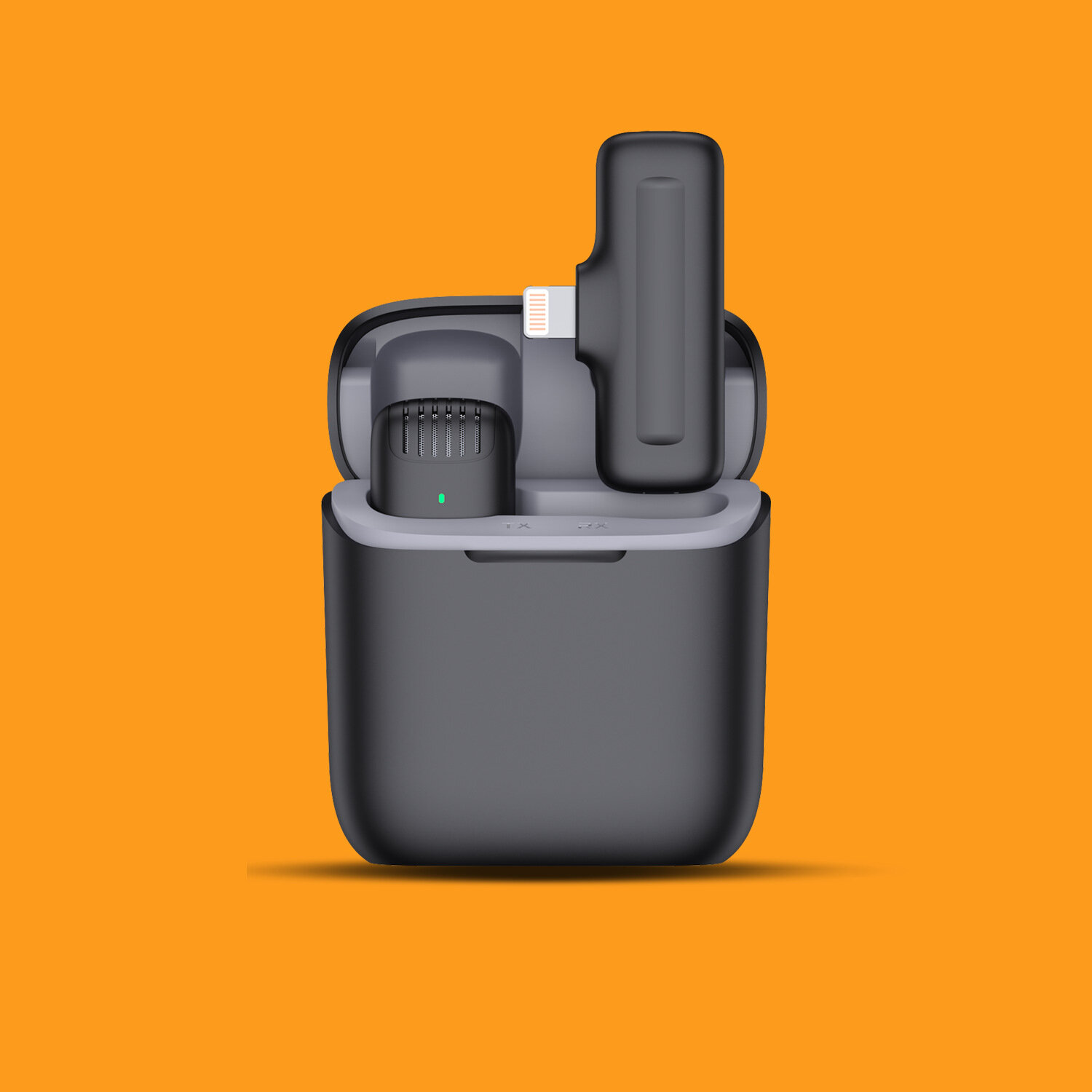 J13 с зарядным чехлом, петличный микрофон, микрофон для прямой трансляции, микрофон для записи на улице, мониторинг, микрофон для прямой трансляции