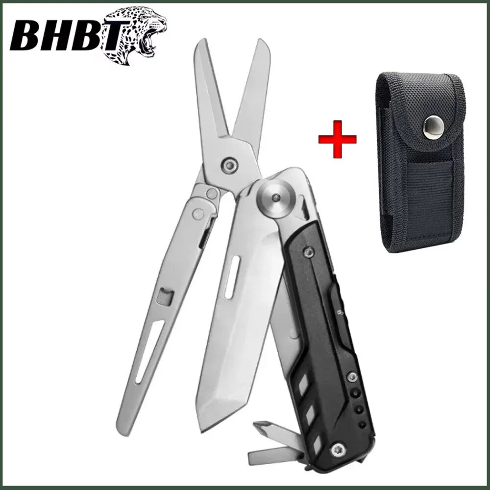 Многофункциональный инструмент, ножницы, Съемный нож, складной нож, отвертка BHBT12 add bag