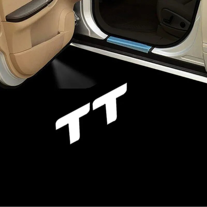 2 шт, аксессуары для проектора, автомобильные дверные тени, фонари для логотипа Audi TT 2008 - 2010 2011 2012 2013 2015 2016 2018 2022 2023 B