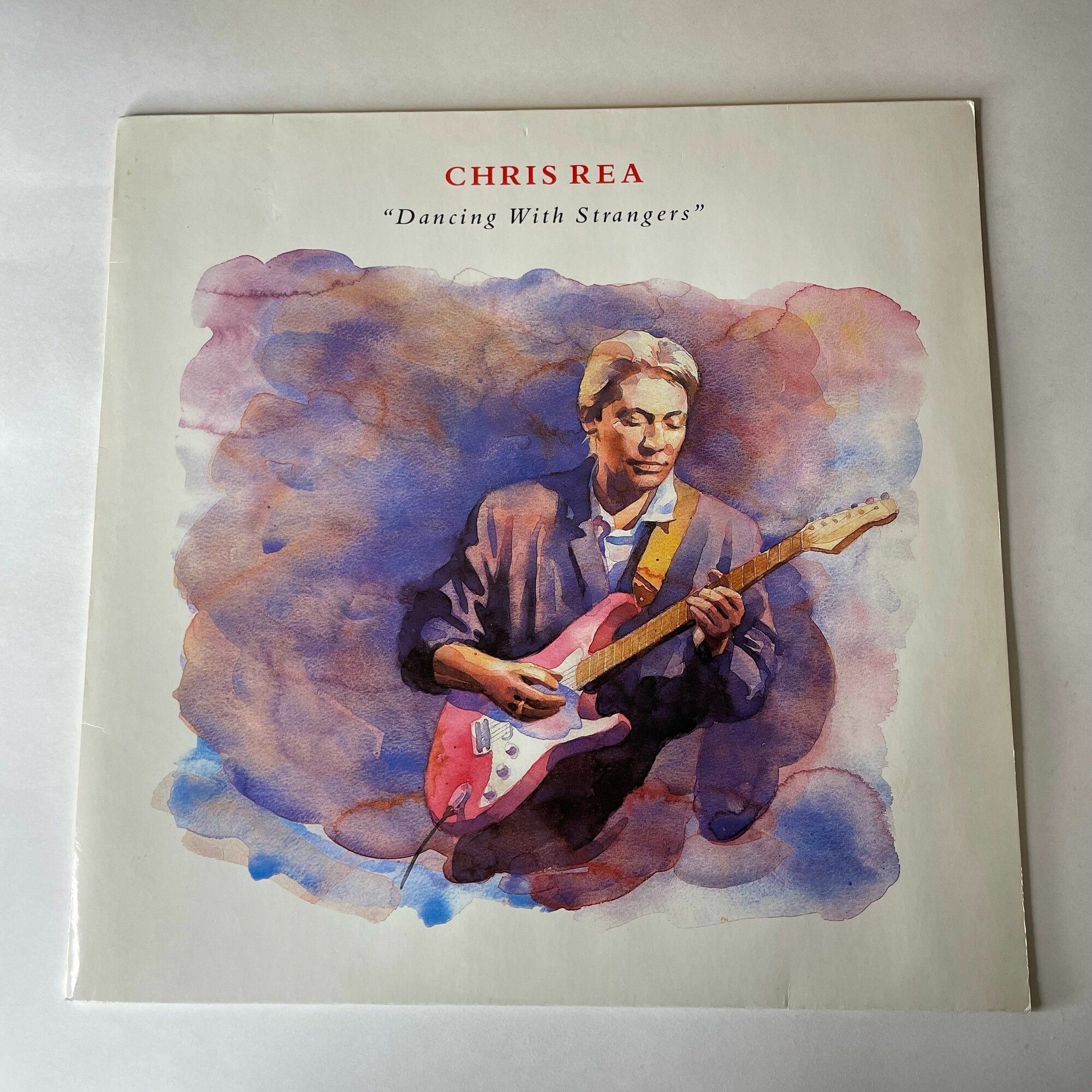 Винтажная виниловая пластинка LP Chris Rea, Dancing With Strangers (Германия 1987) Joys Of Christmas