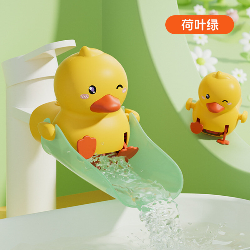 Удлинитель для крана, милый мультяшный силиконовый удлинитель для мытья рук, длинный, защита от брызг, волшебный водяной направитель для раковины