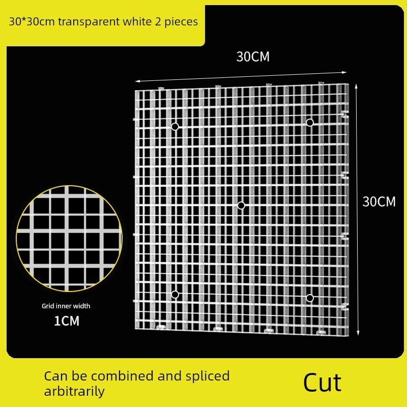 Сетка-сетка для защиты аквариума от прыгающих рыб, изоляционная сетка, перегородка, донный фильтр, донное основание