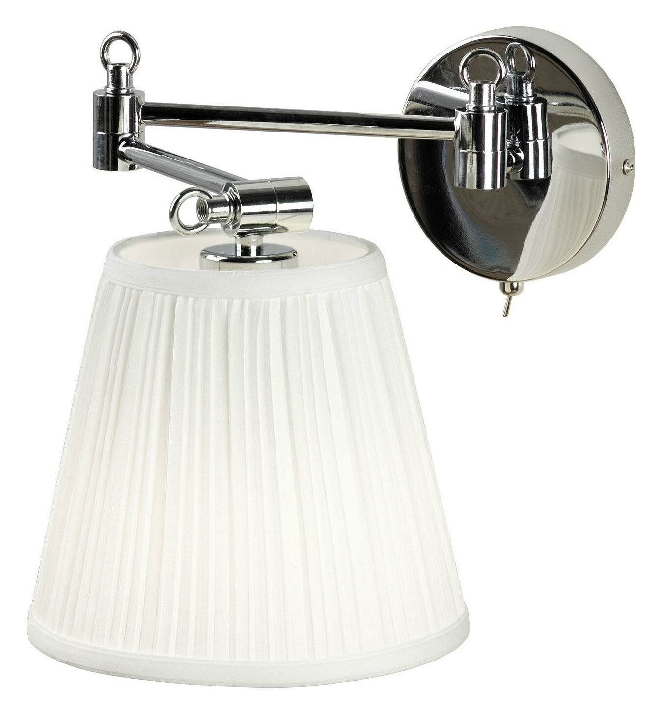 Бра Lussole Clay LSP-8911 цвет хром На монтажной пластине Модерн