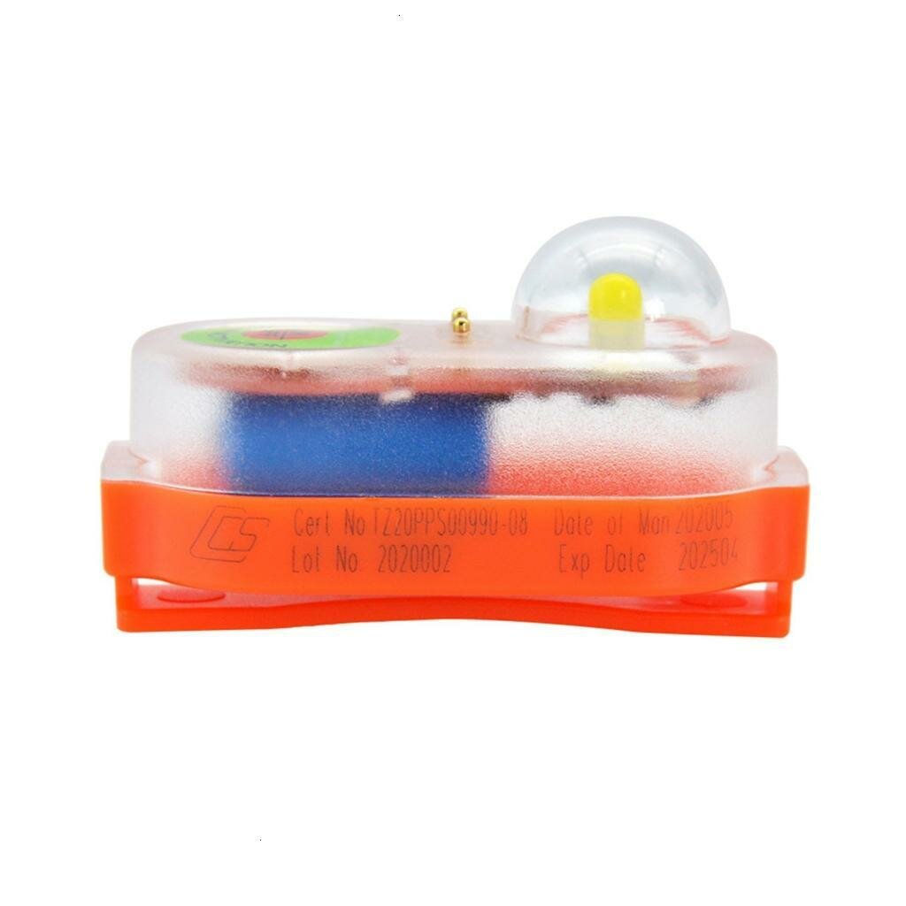 Стробоскоп аварийного позиционирования Очень яркое светодиодное сигнальное устройство с водонепроницаемым дизайном, защитное снаряжение для спасательных жилетов