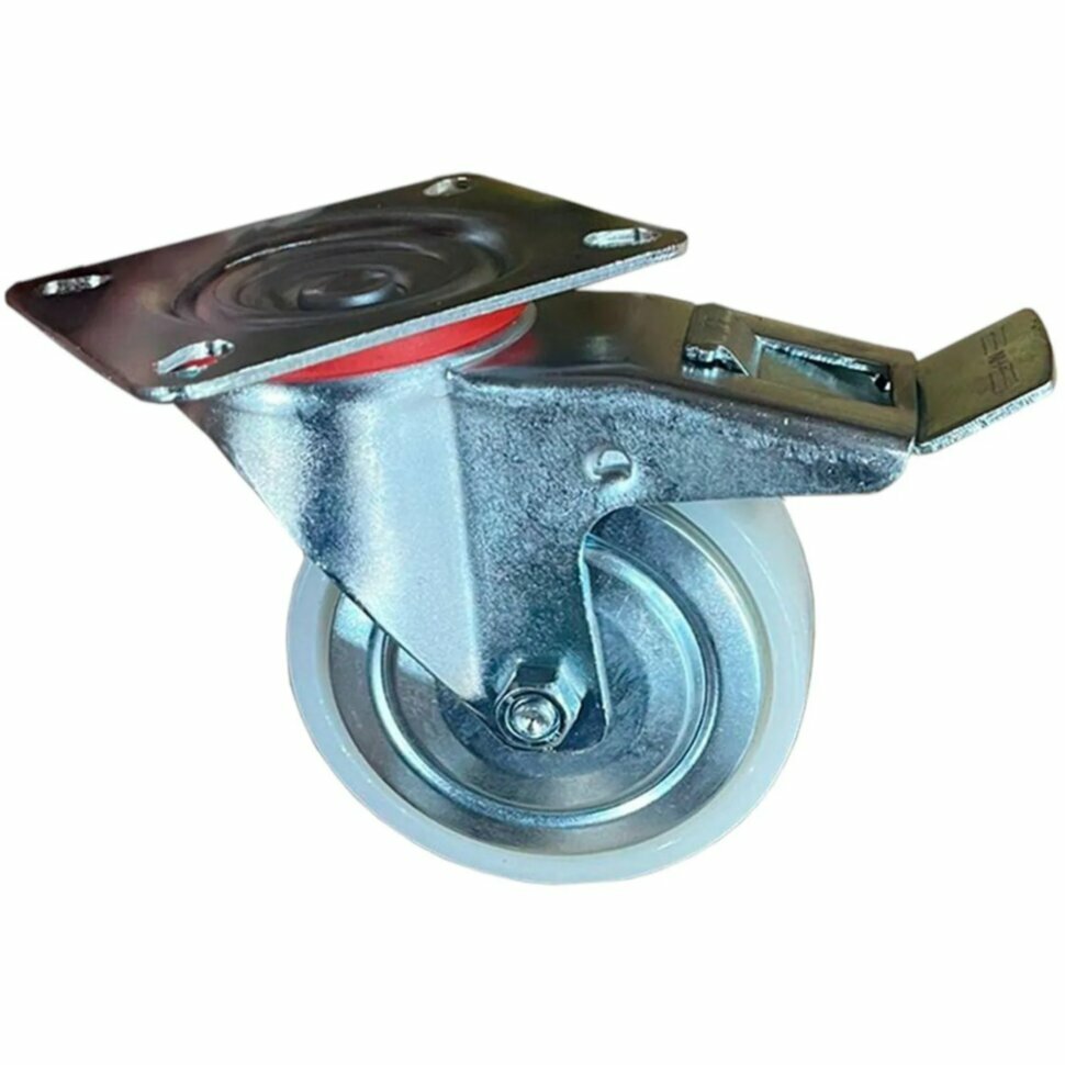 Колесо поворотное полипропилен SRCnb 42 100мм с тормозом (F) 1047574, 2384741