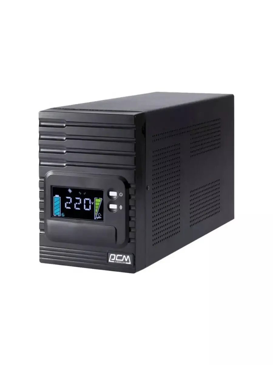ИБП Powercom Smart King Pro+ SPT-1500-II LCD, линейно-интерактивный, 1500ВА/1200Вт, 50–60 Гц