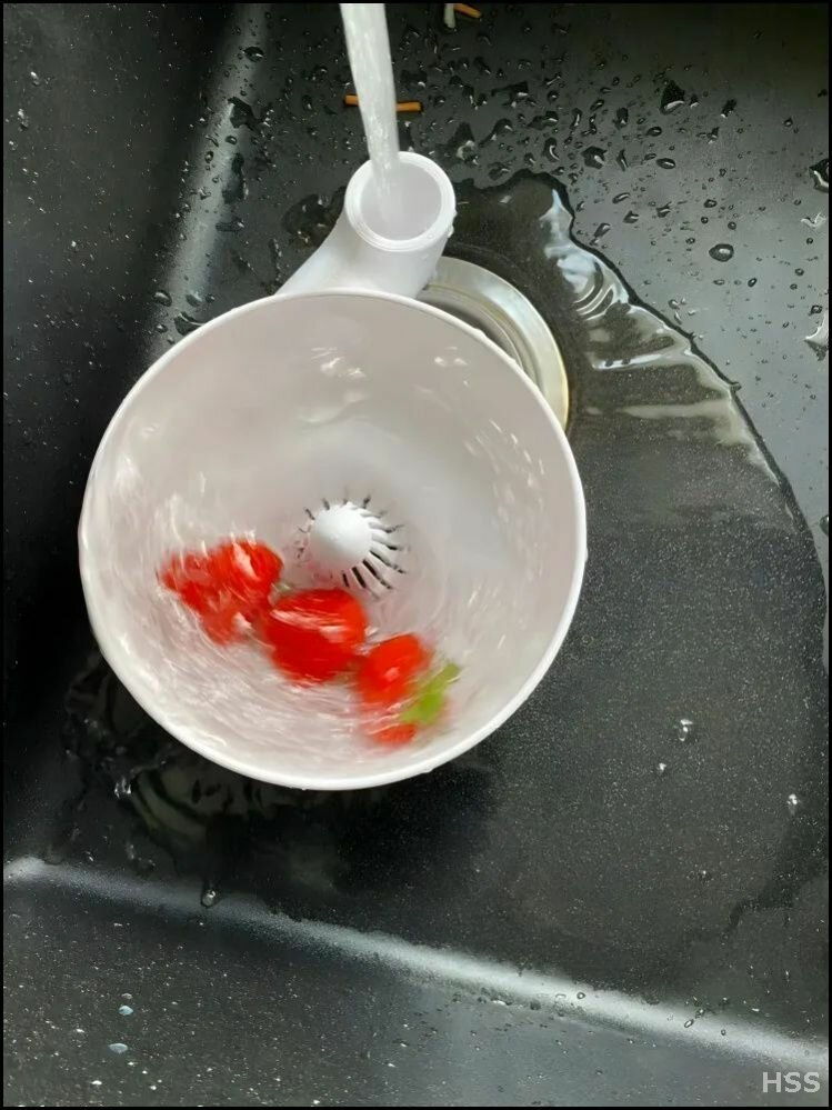 Эксклюзивная мойка HydroBowl для овощей и фруктов с вихревым эффектом