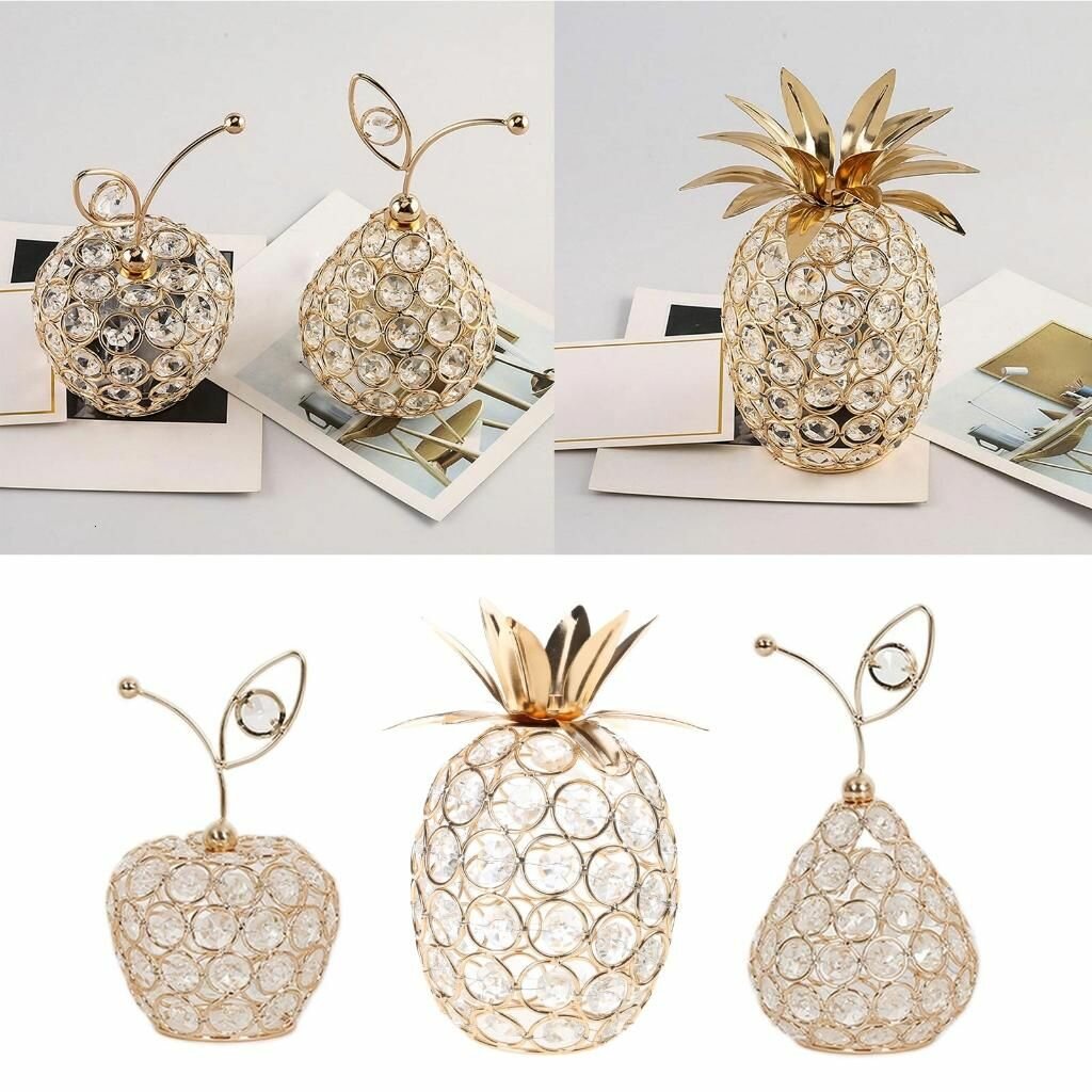 Хрустальная статуэтка фруктов, - Apple — фото 1