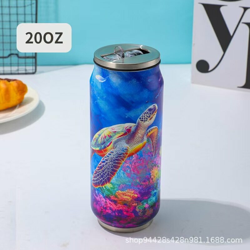 Автомобильная кружка в форме банки Coca-Cola, 480 мл.