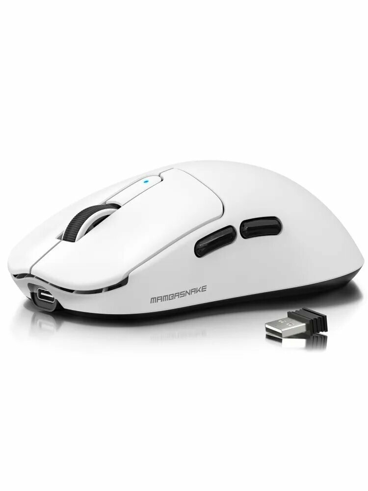 MAMBASNAKE Игровая мышь беспроводная M3, белый
