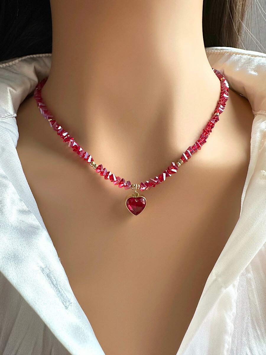 Бусы, циркон