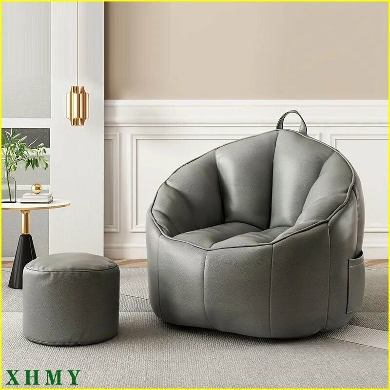 Кресло-мешок Диван, Полиэстер, Размер M, серый