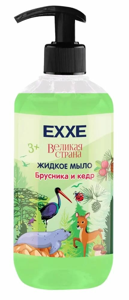 EXXE Великая страна Жидкое мыло "Брусника и кедр", 500мл