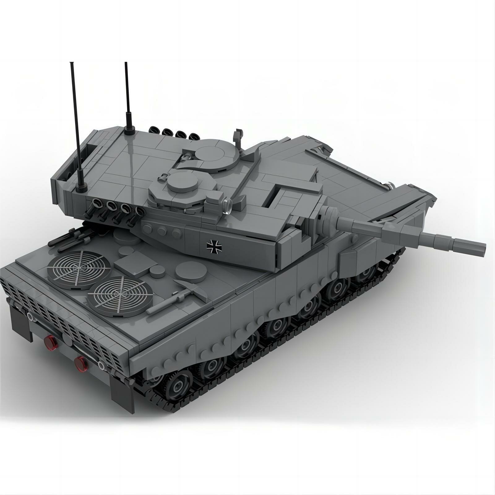 MOC-145115 Леопард 2а, модель танка, строительные блоки, военная серия, собранные строительные блоки, детские игрушки