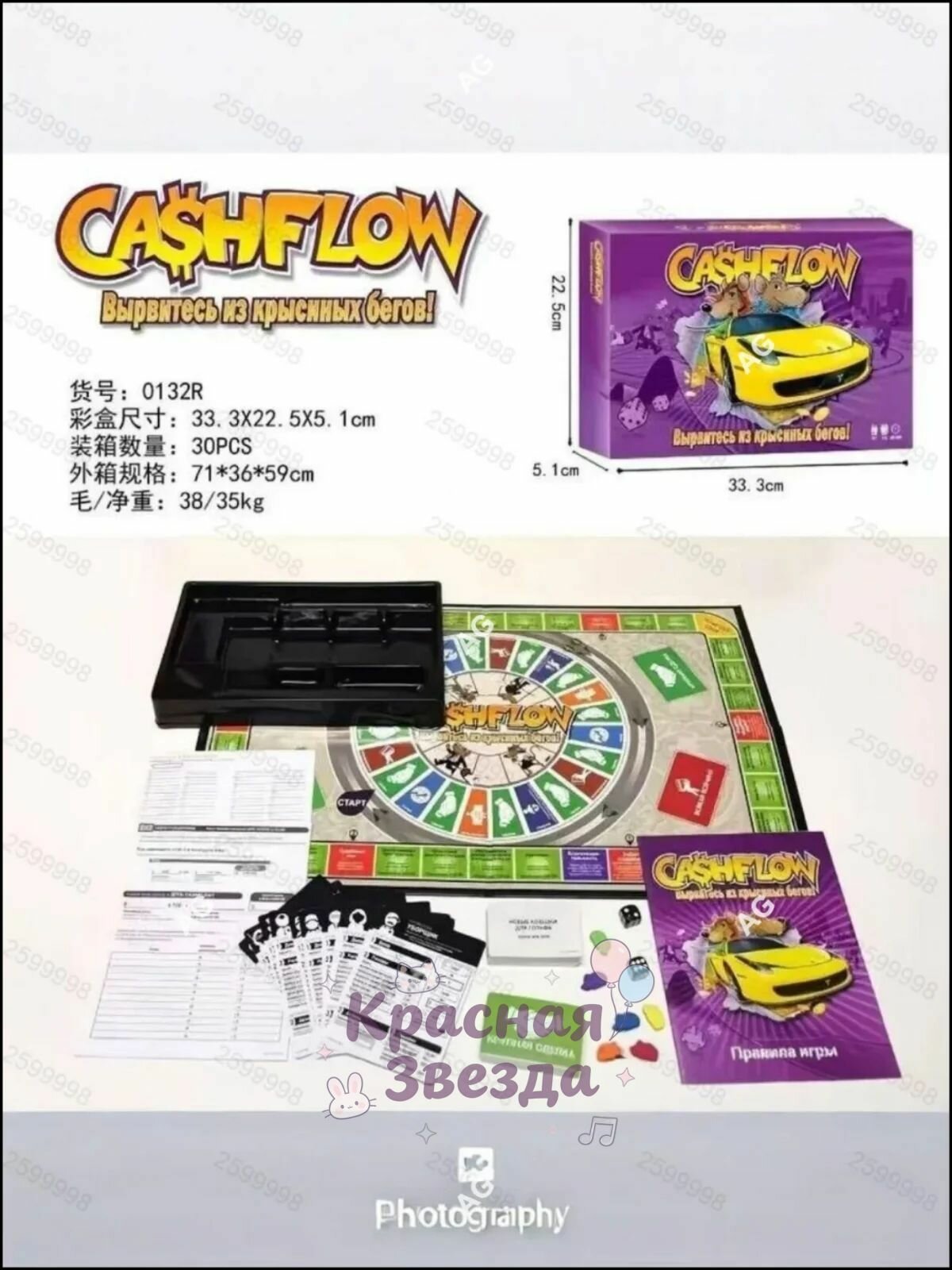 Настольная игра CashFlow для всей семьи пар