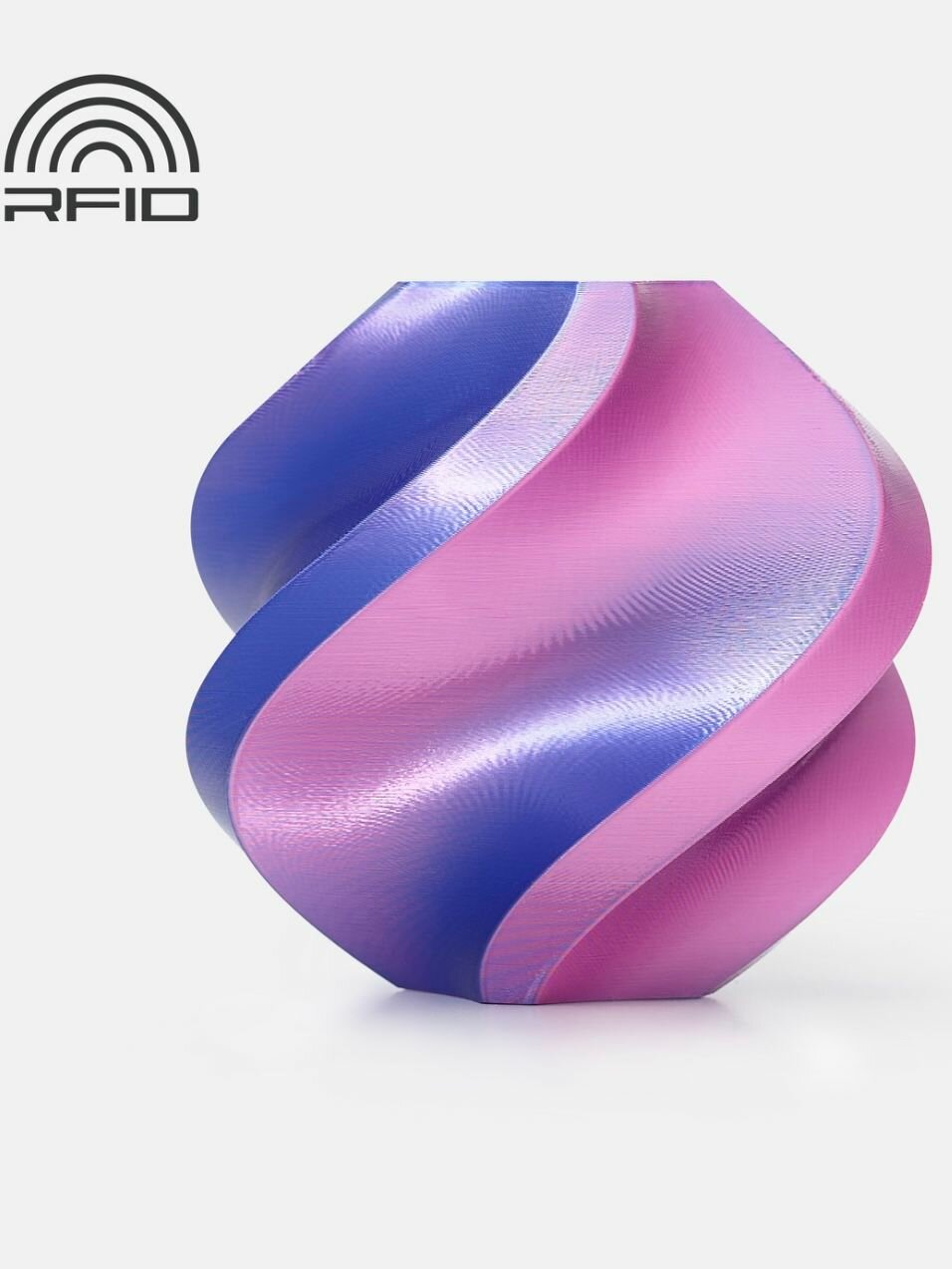 Филамент для 3д принтера Bambu Lab PLA Dual Silk Neon city 13903 на катушке 1 кг