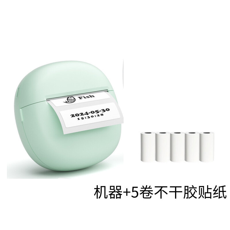 Мини-принтер LUCKJINGLE-A2, портативный принтер, этикетки, стикеры, Bluetooth, мини-термопринтер