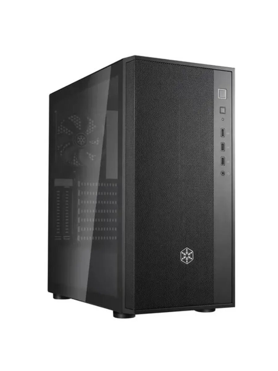 Корпус Fara R1 V2 SST-FAR1B-G-V2 черный