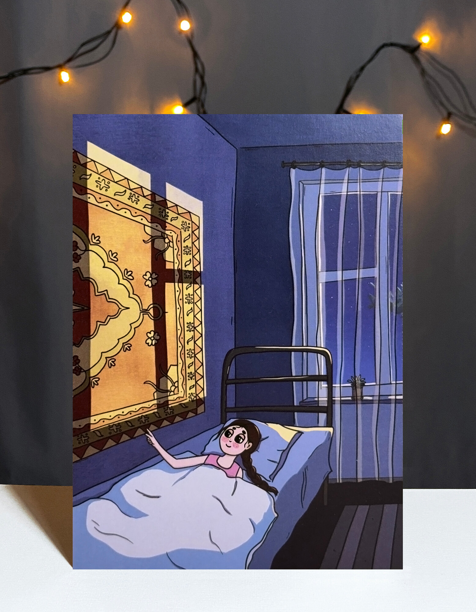 Авторская открытка Vikiavelly "Ковер"