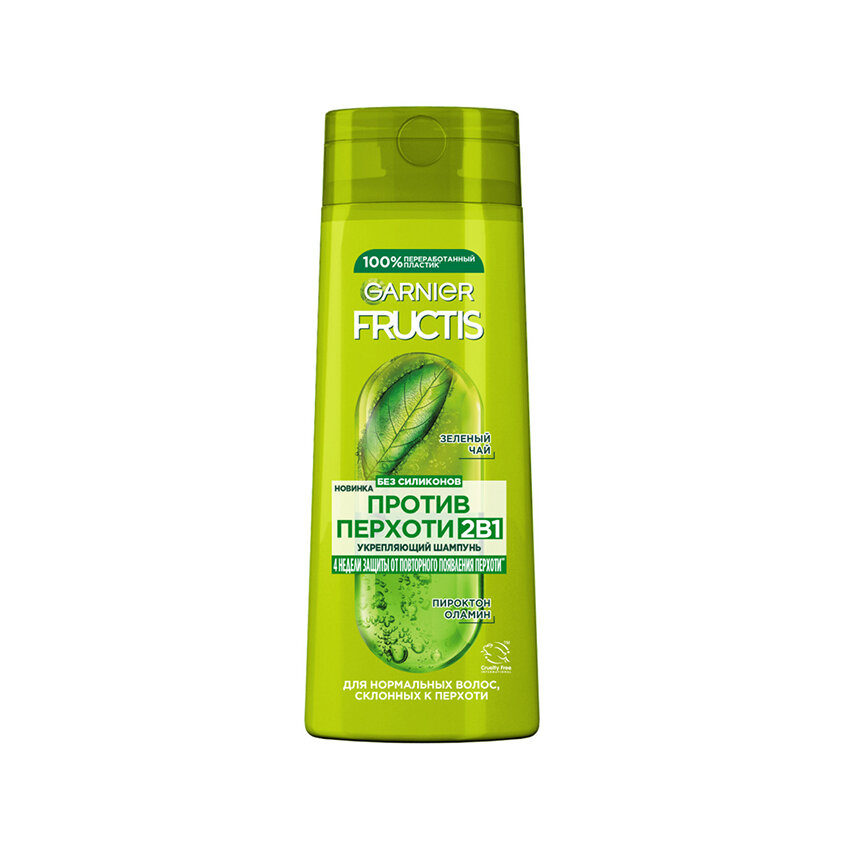 Шампунь для волос GARNIER `FRUCTIS` против перхоти укрепляющий 2в1 400 мл