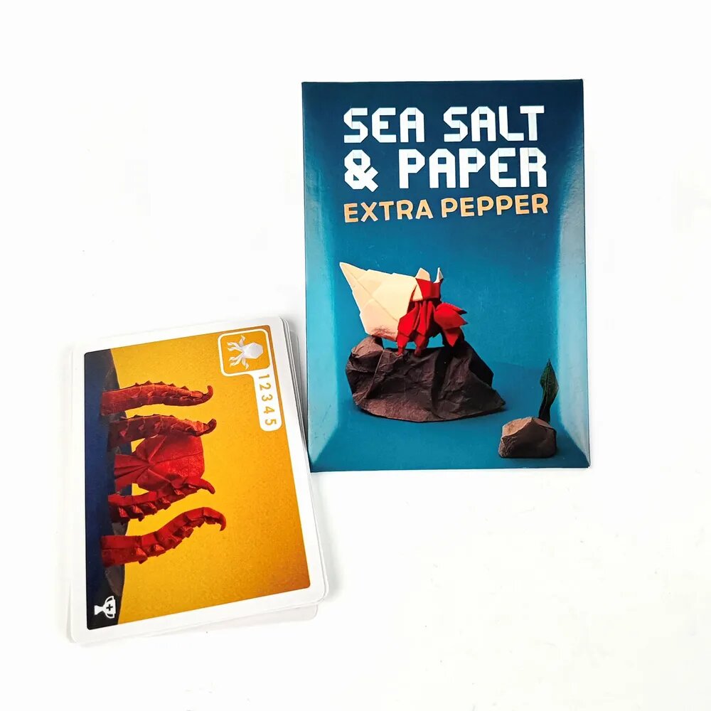 Настольная игра Sea Salt & Paper: Extra Pepper (дополнение). Новейшая версия. Требуется базовая игра. Для рождественских вечеринок.