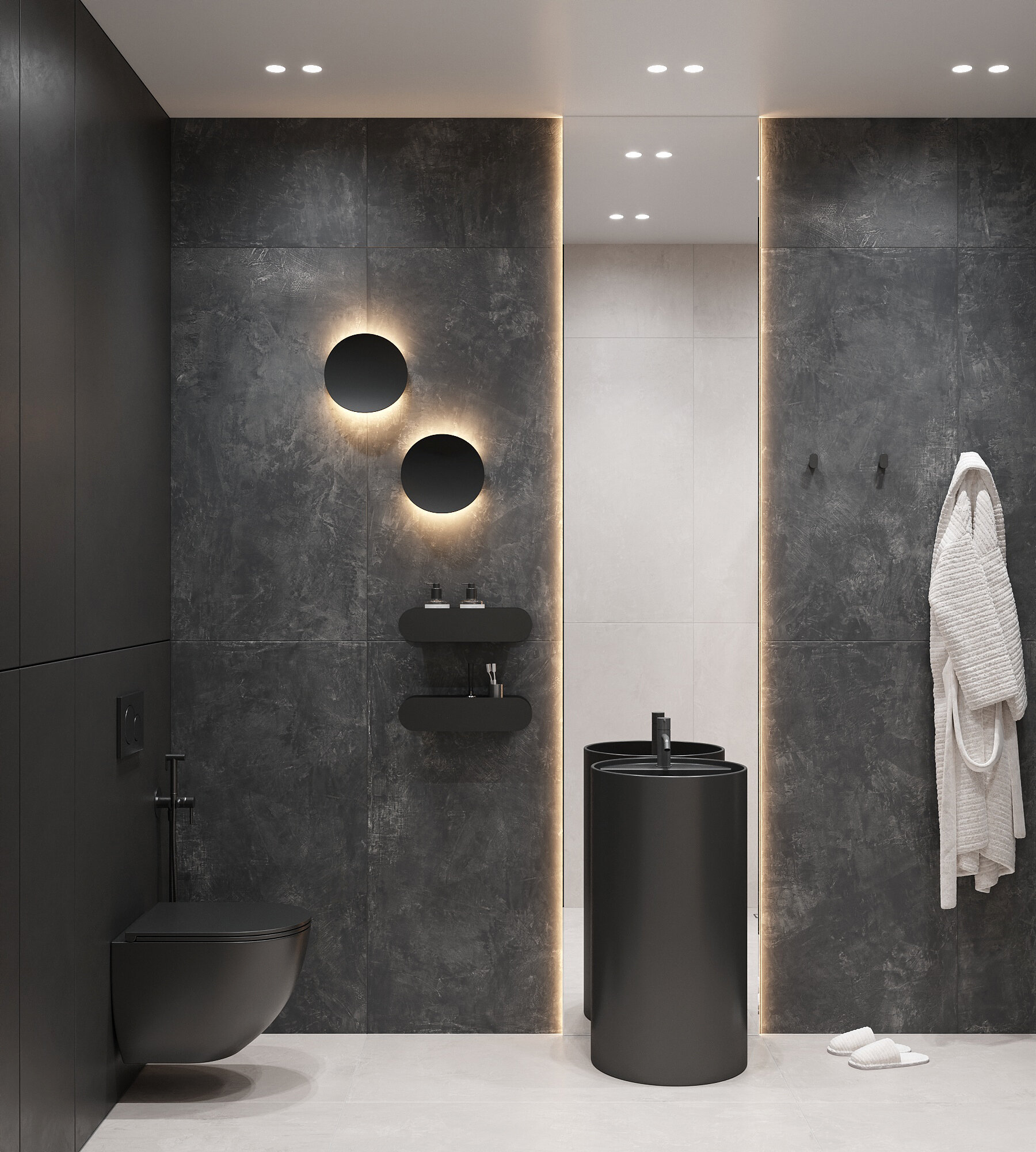 Керамогранит ARCADIA CERAMICA SYMPHONY NERO 60x120 RT