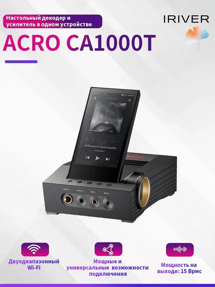 Iriver MP3-плеер 256 ГБ, черный