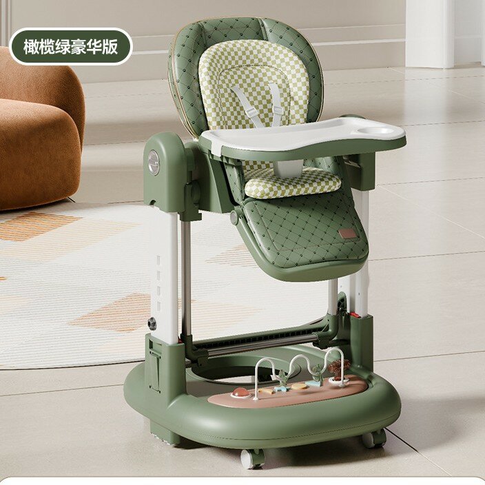 3-в-1 Детский высокий стул, качалка, многофункциональный ходунок, домашний детский обеденный стол, сиденье, детский обеденный стул
