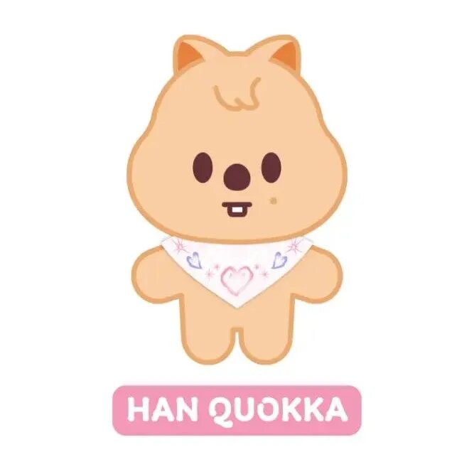 Плюшевая коллекционная кукла SKZOO HAN QUOKKA, 10 см, официальный мерчандайз Stray Kids