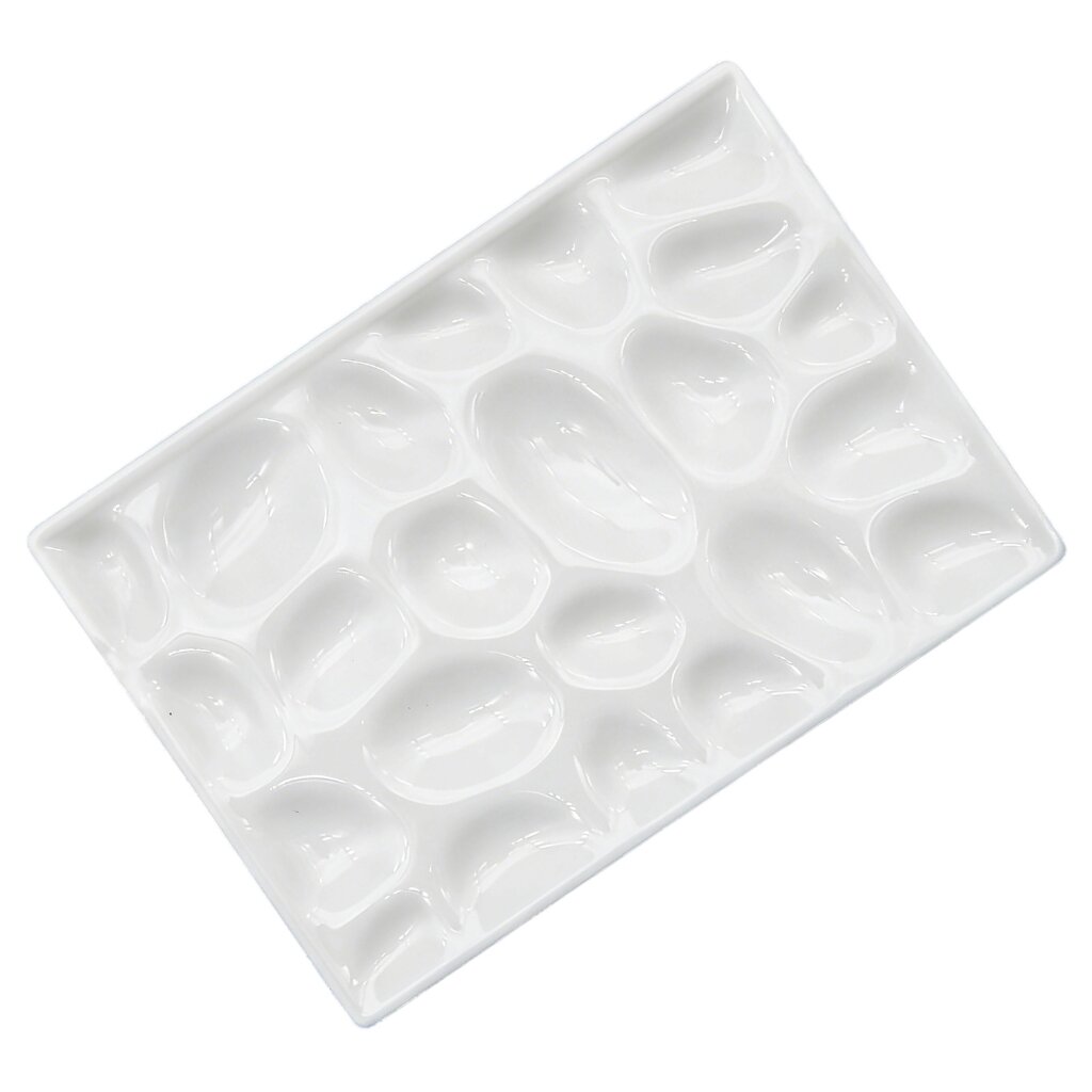 Безопасная керамическая детская художественная палитра, моющийся лоток для смешивания цветных красок, инструмент для смешивания, настольный инструмент для домашнего использования в классе