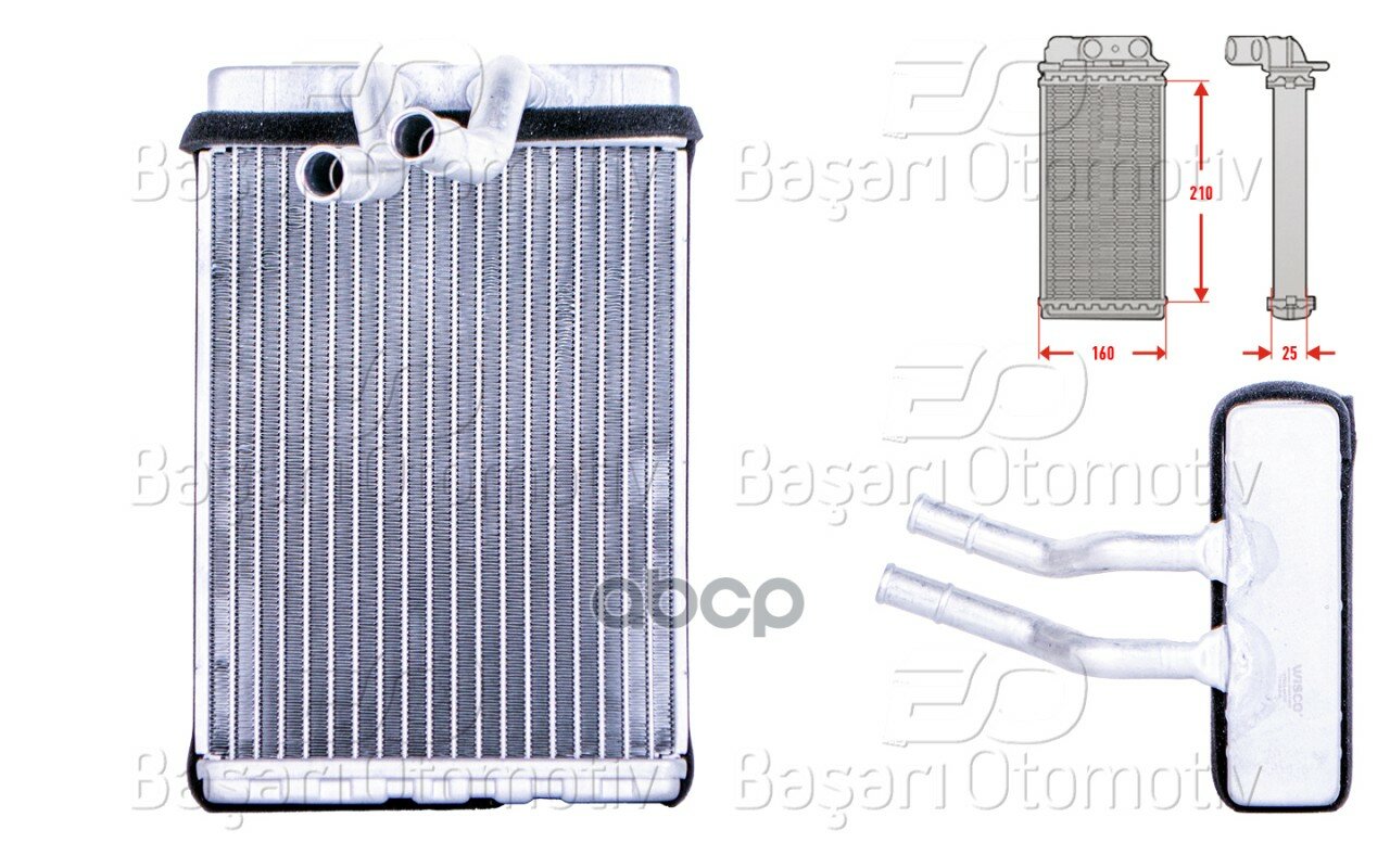 Радиатор отопителя салона Wisco арт. 314322200