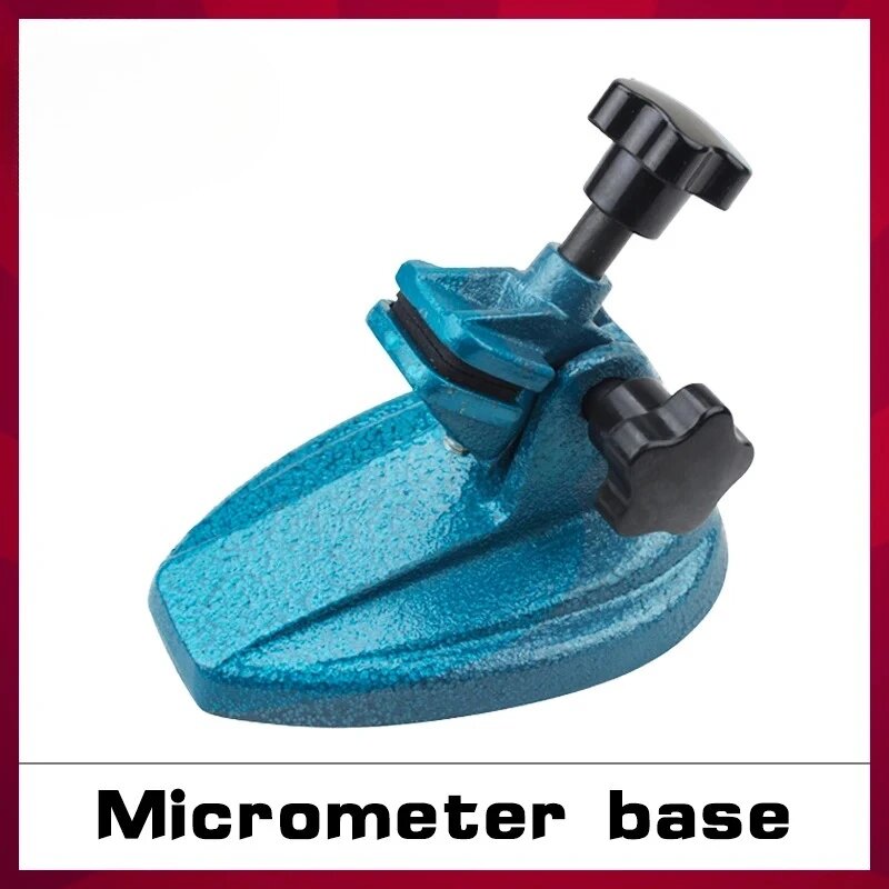 1 шт, подставка для микрометра, подставка для микрометра, чугунный кронштейн для цифрового микрометра, магнитный держатель