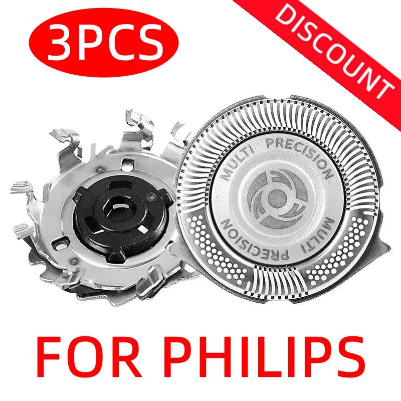 3 шт./лот бритвенные головки, головки для бритья Philips SH50 HQ8, сменные универсальные лезвия для бритвы