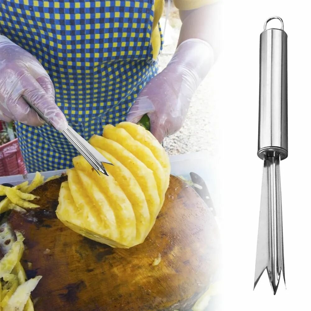 Нож Для Чистки Ананаса Из Нержавеющей Стали