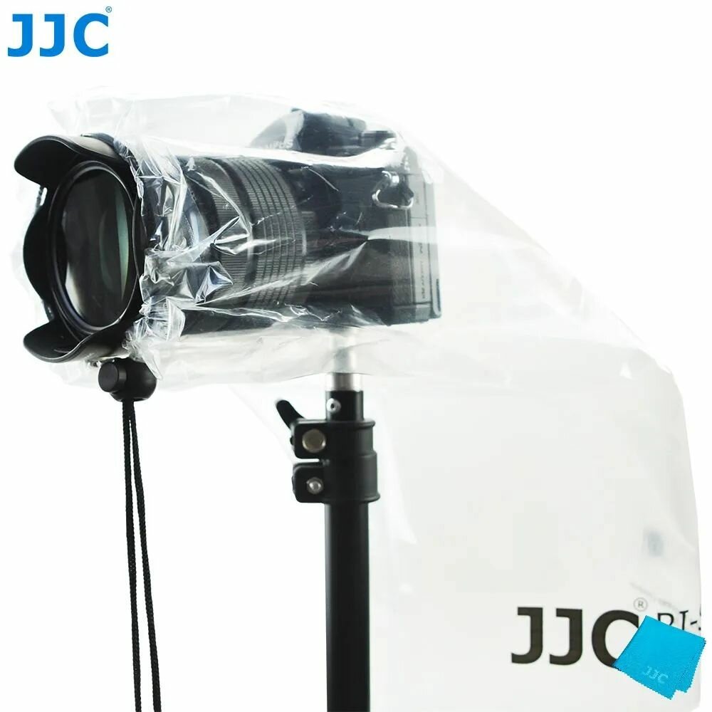 Дождевой чехол для фотоаппарата RI-S (2 шт.) - универсальный водонепроницаемый чехол для зеркальных и беззеркальных камер