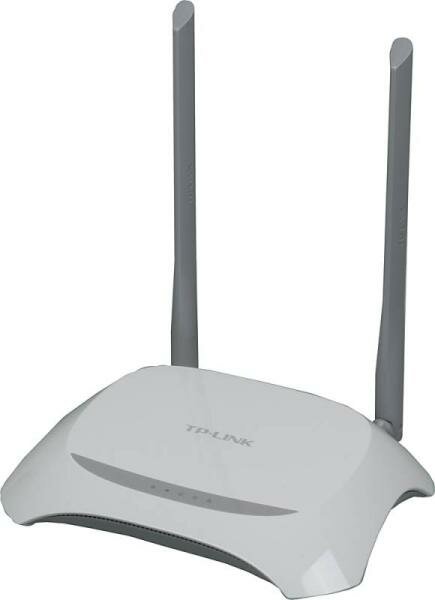 Точка доступа TP-LINK TL-WR840N 802.11n 300Mbps 2.4 ГГц 4xLAN белый (Уценка, некомплект)