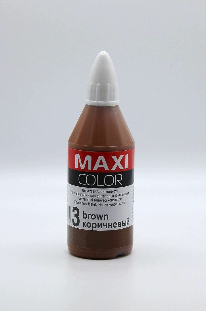 Колер Maxi-color, Универсальный концентрат для тонирования №3 Brown (коричневый) 40 мл
