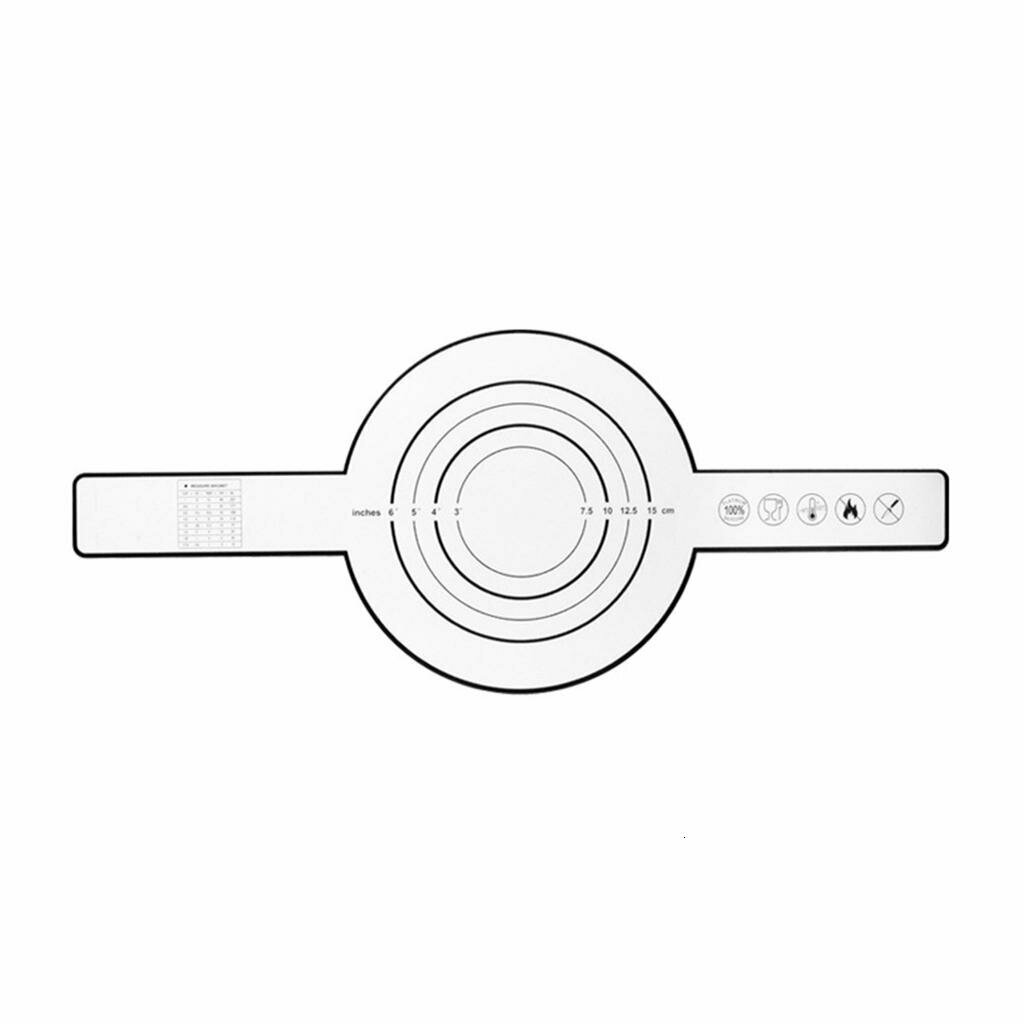 Силиконовая коврик для выпечки, Черный - Толщина 0,4 мм
