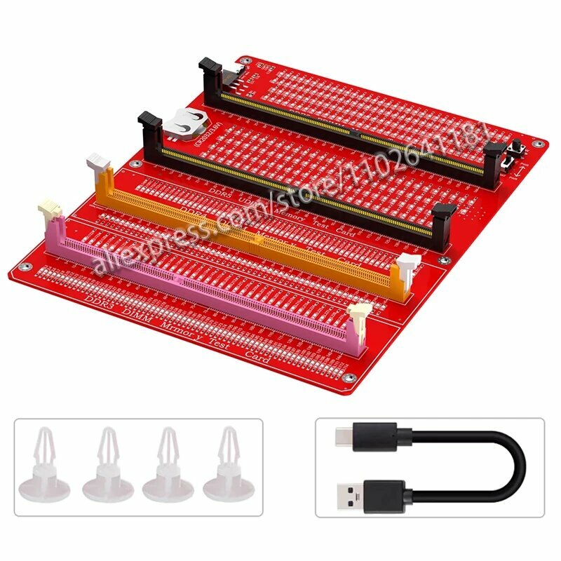 Настольный тестер памяти 1/3 в 1, DDR3, DDR4, DDR5, тестер памяти 3-в-1, тестер технического обслуживания материнской платы компьютера
